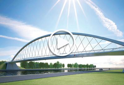 Bowstring Bridge Stendess - SCIA